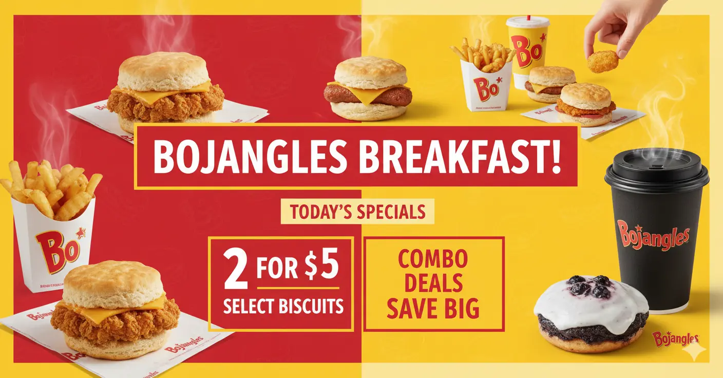 Bojangles Breakfast Menu: Hours, Prices & Specials 2025